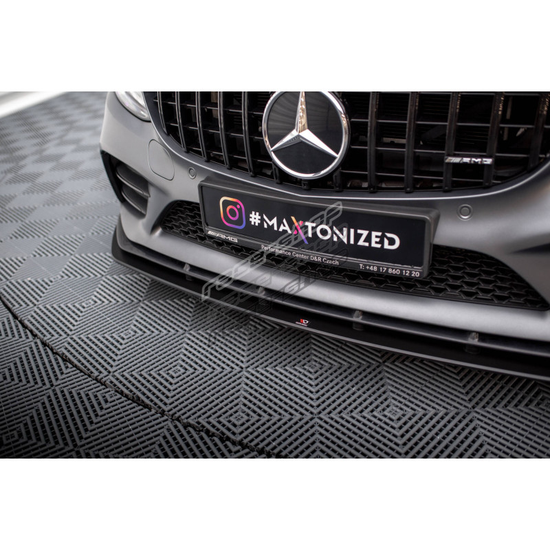 STREET PRO Front Splitter + Flaps Mercedes-AMG C43 Coupe C205 Facelift ...