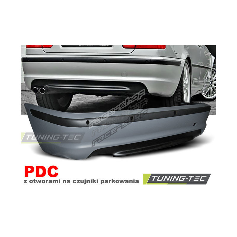 REAR BUMPER SPORT PDC fits BMW E46 S/T 05.98-03.05 SEDAN | races-shop.com