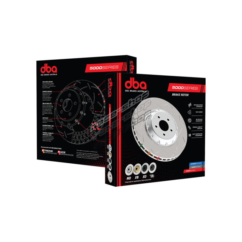 DBA 5000 series T3 Slotted Gold Hat DBA52110GLDS (2 pcs) | races-shop.com