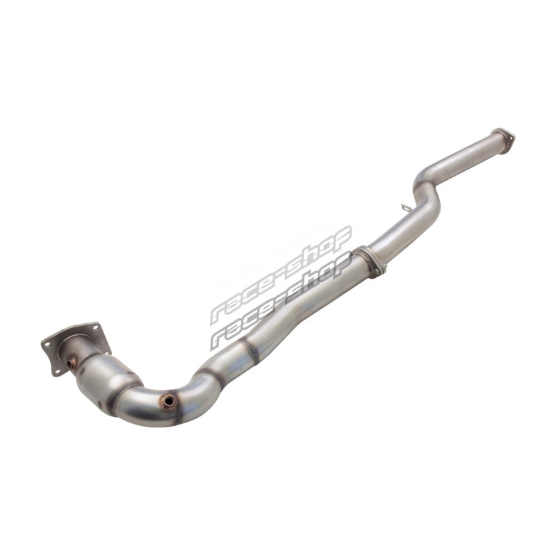 3" Downpipe with High-Flow Catalytic Converter, 304 Matt finish ...