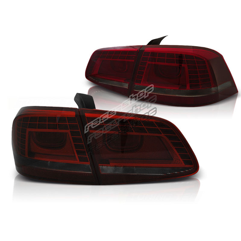 LED TAIL LIGHTS RED SMOKE for VW PASSAT B7 SEDAN 10.10-10.14 | races ...
