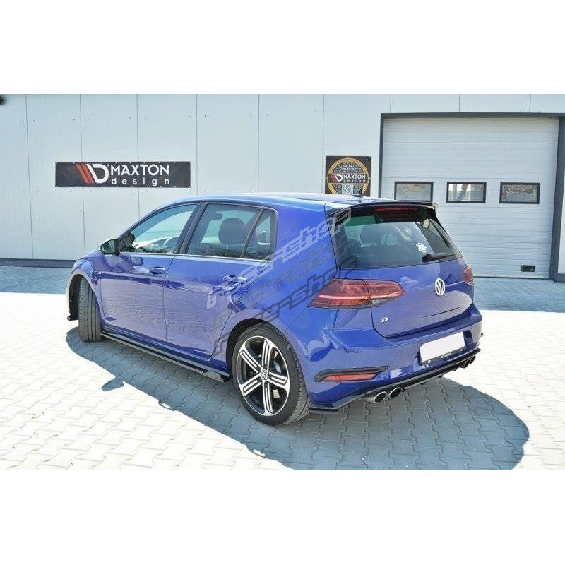 Side Skirts Diffusers V.1 VW Golf 7 R / R-Line Facelift | races-shop.com