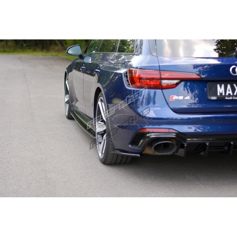 Side Skirts Diffusers Audi RS4 B9 | 206,80 € | races-shop.com