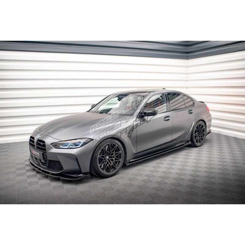Side Skirts Diffusers V.2 BMW M3 G80 | 248,00 € | races-shop.com